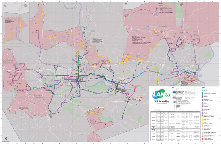 LANTA System Map – LANTA