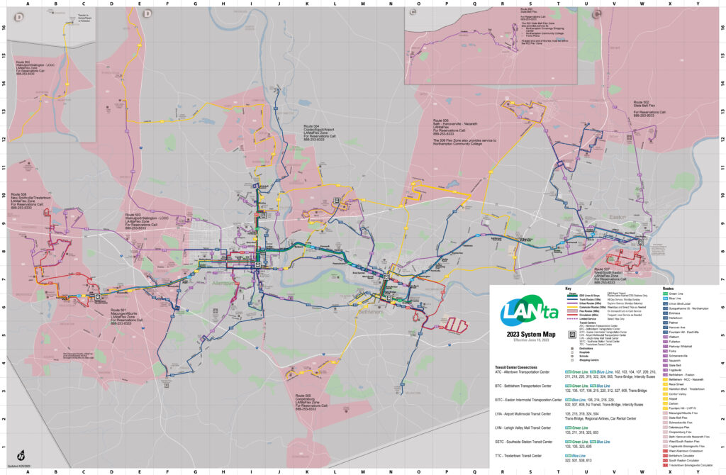LANTA System Map – LANTA