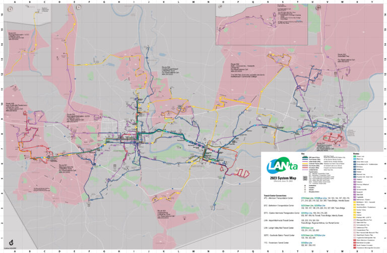 LANTA System Map – LANTA